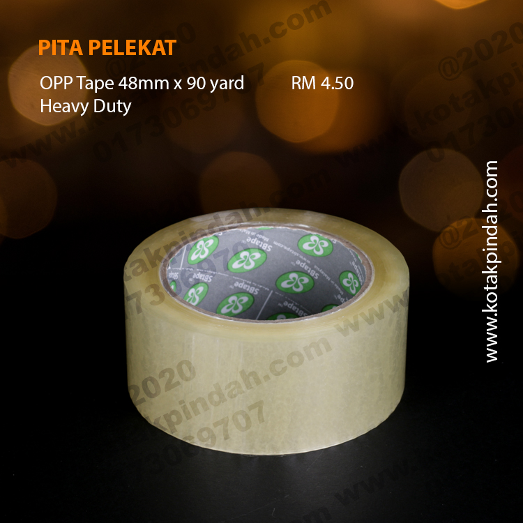 OPP Tape 48mm x 80yard – :: Kotak Pindah Rumah!