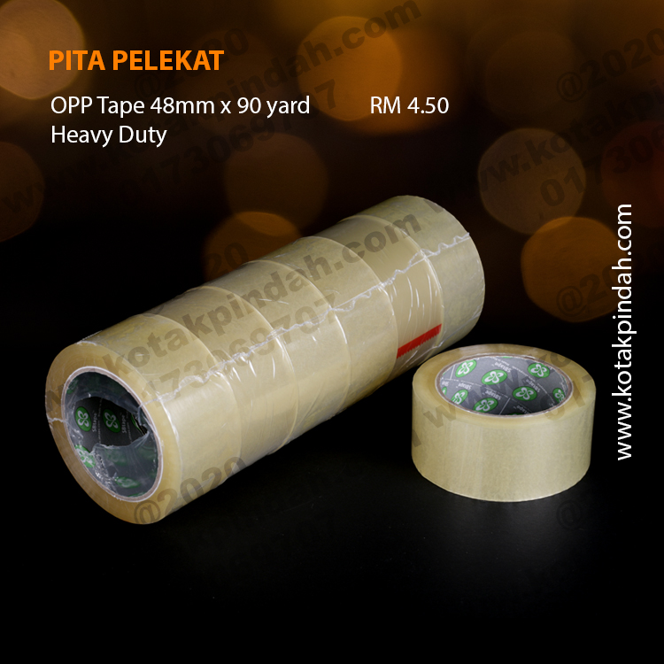 OPP Tape 48mm x 80yard – :: Kotak Pindah Rumah!